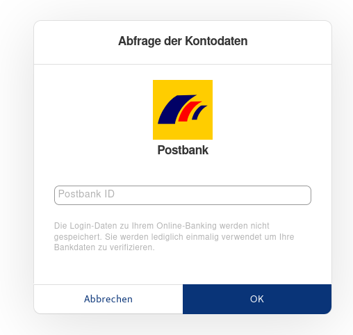 psd2ais login postbank